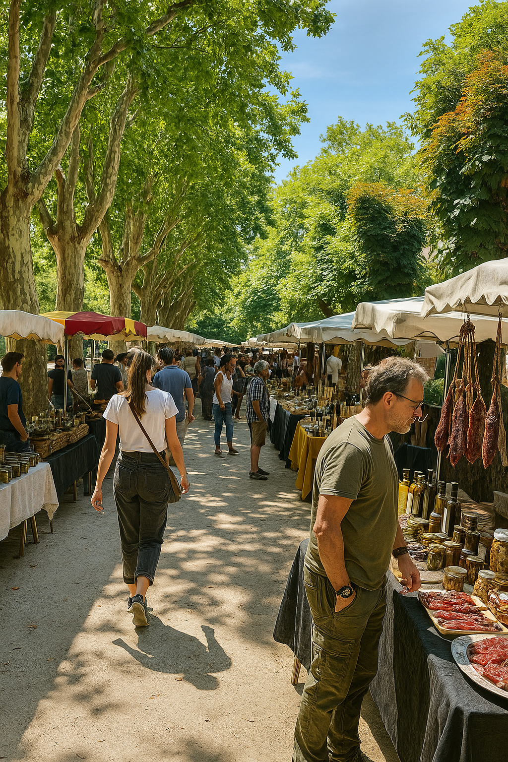Marché de Barjac : jours, horaires et foires à ne pas manquer